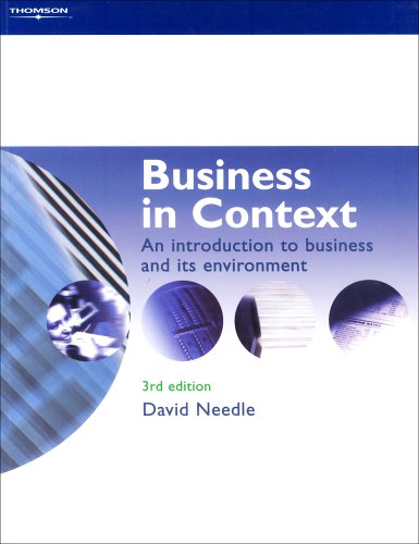 Business In Context: An Introduction to Business and its Environment ...