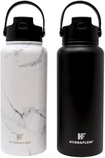 Amazon.com: Hydraflow Hybrid 34-oz Double Wall Stainless Steel ...