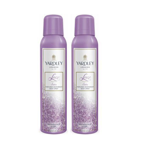 Buy YARDLEY Amazeddeal London Lace Satin Deodorant for Women (Pack of 2 ...