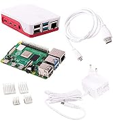 BerryBase Raspberry Pi 4 Gehäuse, Full Armor Gehäuse für Raspberry Pi 4 ...