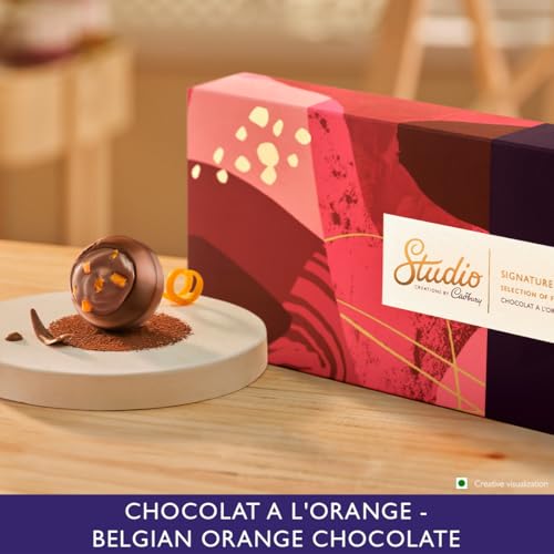 Cadbury Studio Signature Pralines - Chocolat A L'Orange Chocolate, 130 ...