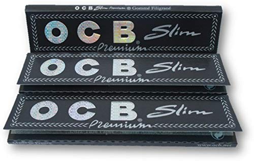 Buy TOLERAR OCB King Size Rolling Paper Black Pack of 16 Booklet 512 ...