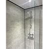 DBS Multi Grey Large Tile Effect PVC Wall Panel Shower Cladding (12 ...
