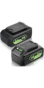 Amazon.com: MAFACBAC 24V Battery Replacement for Greenworks: 24 Volt 6 ...