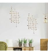 Amazon.com: ZEXUIRU 3 Set Silver Metal Jeweled Wall Art Bling Crystal ...