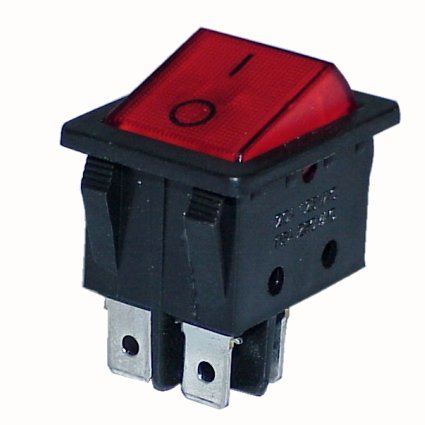 Rocker Switch DPST 4 Pins 20A/125VAC 15A/250VAC: Dpst Toggle Switches ...