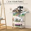 Amazon.com: 𝐂𝐫𝐚𝐟𝐢𝐭 3 Tier Movable Heat Press Table, Foldable Heat ...