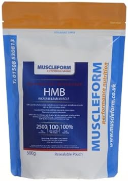 Amazon | Muscleform 500 g HMB Powder by Muscleform | Muscleform | ドラッグストア