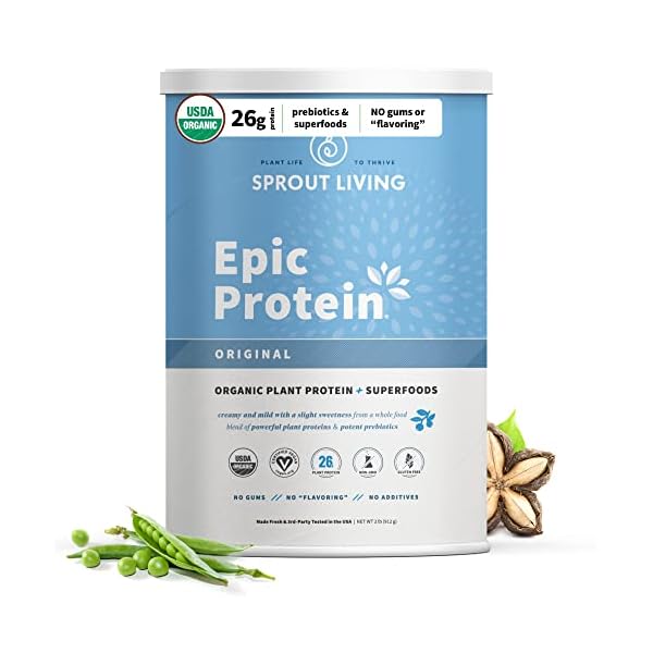 Sprout Living Plant Based Protein & Superfoods Powder, Original ...