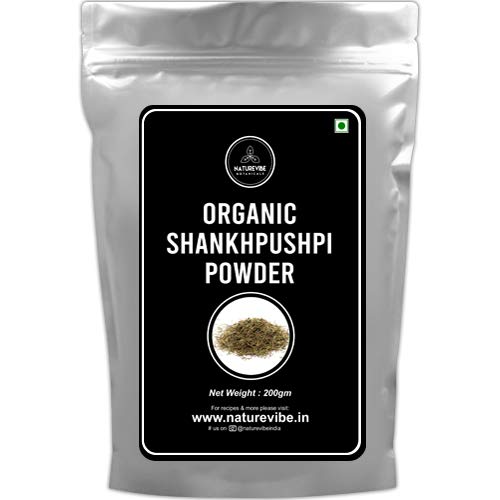 Buy Naturevibe Botanicals Organic Shankhpushpi Powder - 200gm Online at ...