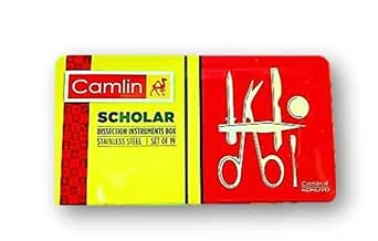 CAMEL Scholar Dissection Instruments Box, Stainless Steel : Amazon.in ...
