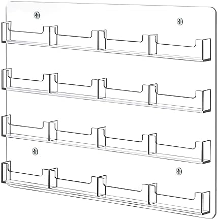 Amazon.com : HBlife Clear Acrylic Business Card Holder Wall Mount ...