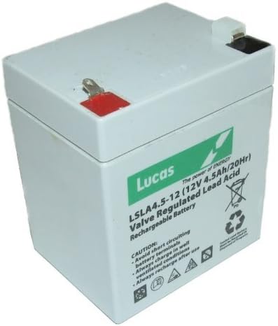 Lucas Battery 12v 4.5Ah Fits Some Hayter and Mountfield : Amazon.co.uk ...