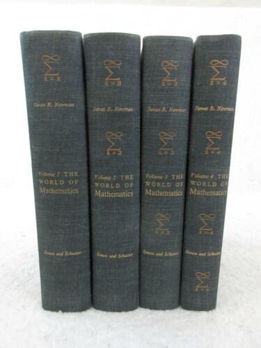 Rare James Newman THE WORLD OF MATHEMATICS 4 Vol Set Simon & Schuster ...