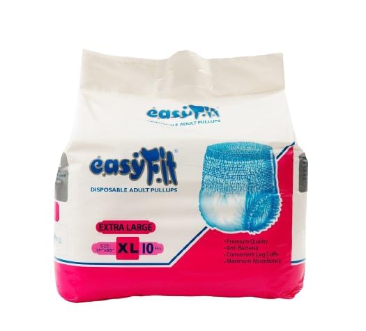 Easyfit Unisex Adult Pull Ups Diaper Pants|Leak Proof 12Hrs Overnight ...
