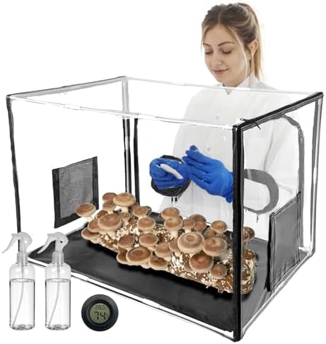Amazon.com : Large Mushroom Growing Kit, Still Air Box, Mycology ...