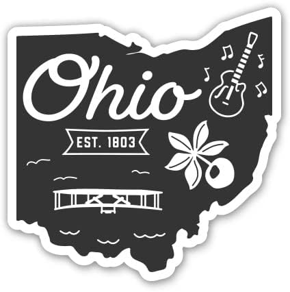 Amazon.com: Ohio State Stickers 63pcs Decals Travel Aesthetic ...