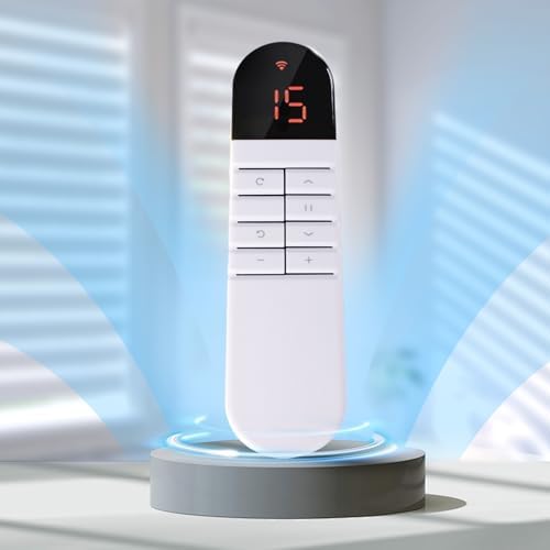 Amazon.com: DONGFXK Motorized Zebra Blinds with 15-Channel Trimmer ...