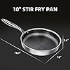 Amazon.com: Potinv Hybrid Stainless Steel Frying Pan with Stay Cool ...