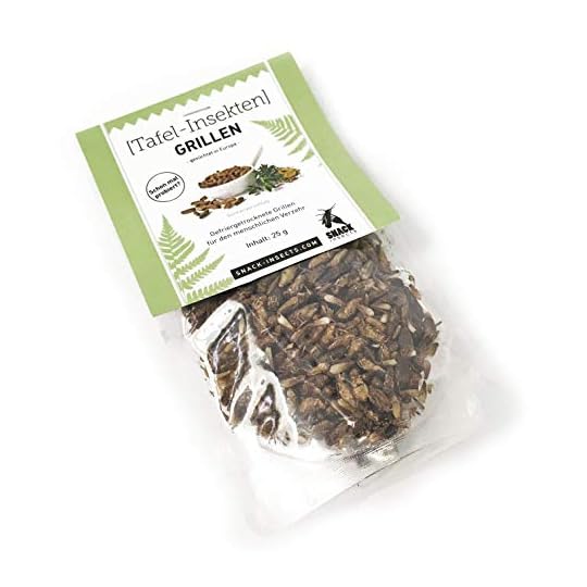 Grillen - essbare Insekten von 'SNACK insects' 25g - Insekten zum Essen ...