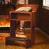 Amazon.com: DoubleFill Solid Wood Prayer Bench Stool with Shelf and ...