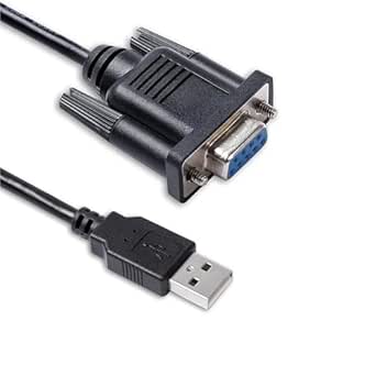 Serial Management Console Cable DB9 Female to USB Type A Male Console ...