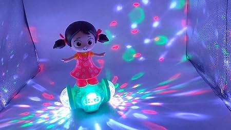 Buy KIDSNEY Girl Musical Dancing Doll - Enchanting 360° Rotating Toy ...