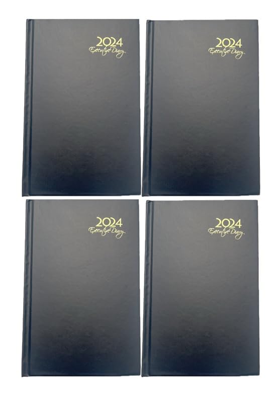 Pack of 4 new year diary 2024, Executive Diary 2024, New year diaries ...