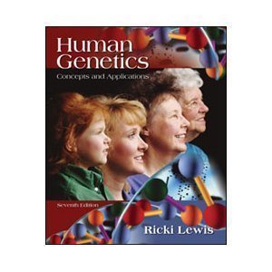 Human Genetics: Concepts and Applications 7th (seventh) edition by ...