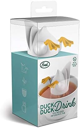 Amazon.com: Genuine Fred Duck Drink Tea Infuser, for Loose Leaf, White ...