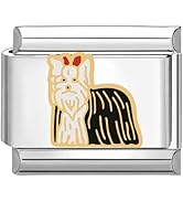 Quiges Special 9mm Italian Style Charm Link Module Stainless Steel Blue ...