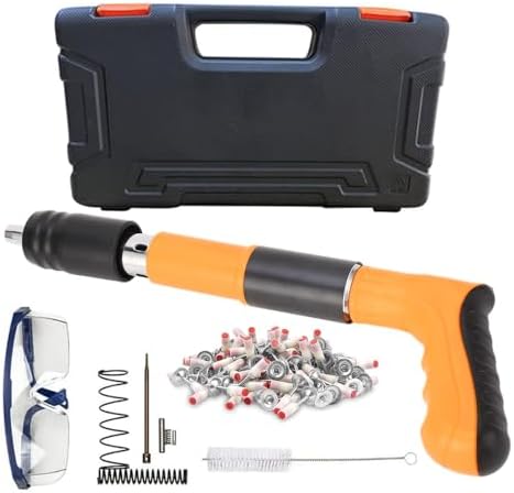 Manual Mini Steel Nail Gun Concrete Nail Gun Kits with 50pcs Round ...