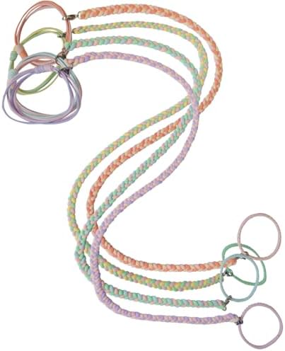 Amazon.com : Sport Hair Ties for Women 4 Pony Tails Elastic Hair Ties ...