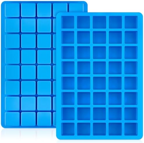 Amazon.com: CLUEWR Large Square Gummy Molds, 40 Cavity Caramel Molds ...