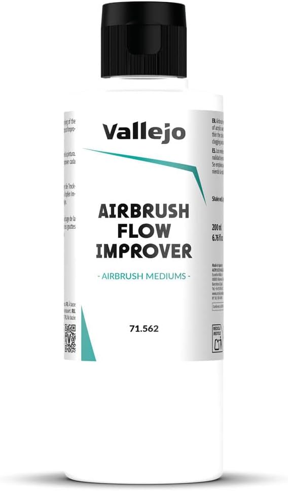 Amazon.com: Vallejo - Airbrush Flow Improver for Acrylic Paints 200 ml ...