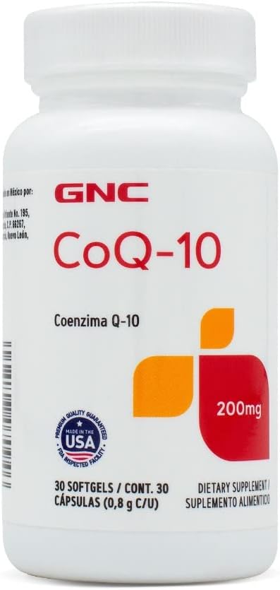 GNC, CoQ-10, 200 mg, 30 Cápsulas, Antioxidante Coenzima Q-10 : Amazon.com.mx: Salud y Cuidado ...
