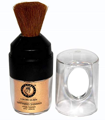COLORS QUEEN Whitening Shimmer Loose Powder With Mirror : Amazon.in: Beauty