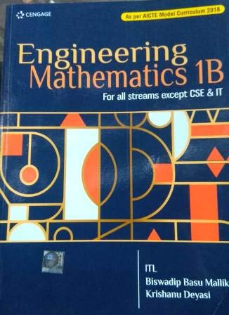 Buy Engineering Mathematics 1B (For all streams except CSE & IT ...