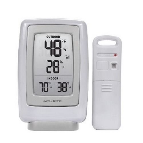 Amazon.com: Chaney Acu Rite 00611A2 Indoor Outdoor Thermometer : Patio ...