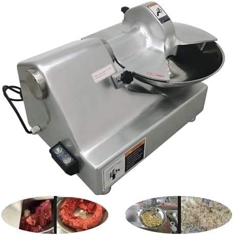 Amazon.com: BREVELTION Commercial 5.5L Meat Vegetable Food Processor ...