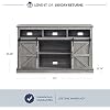 Amazon.com: BELLEZE Modern 52 Inch Farmhouse Highboy TV Stand & Media ...