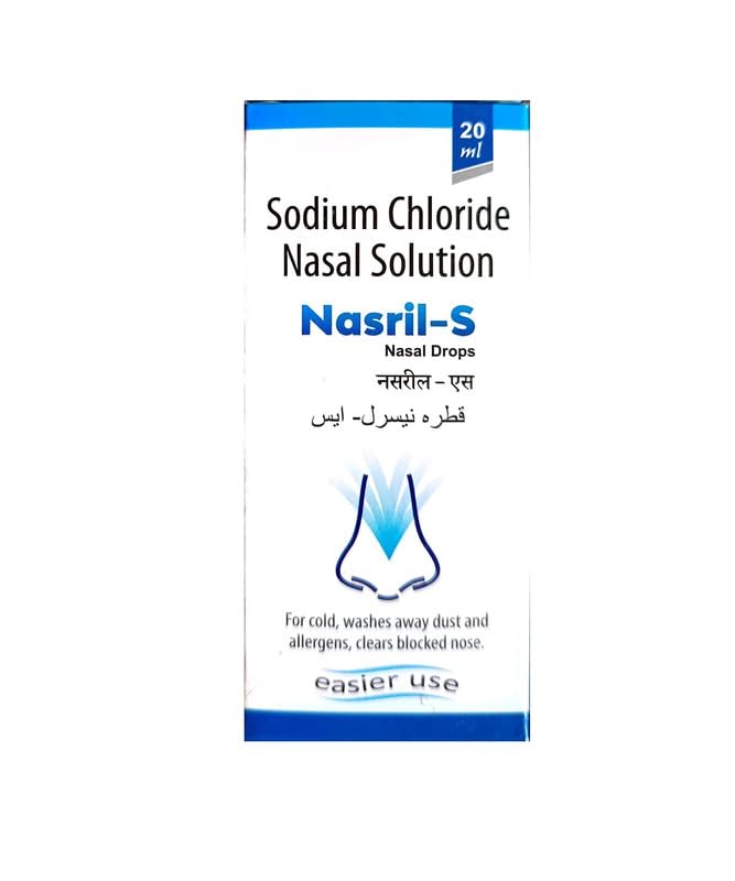 Buy Nasril-S Drops Nasal Spray for Nasal Blocks | 20 ML | Pack of 4 ...