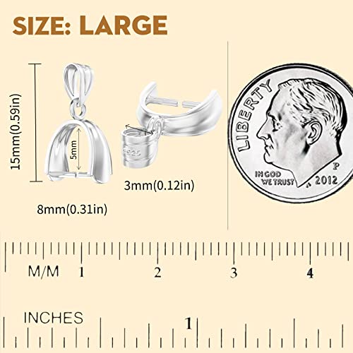 Snapklik.com : 925 Sterling Silver Pinch Bails For Jewelry Making ...