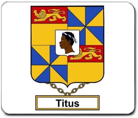 Amazon.com: Titus Family Crest Coat of Arms Mouse Pad : Office Products