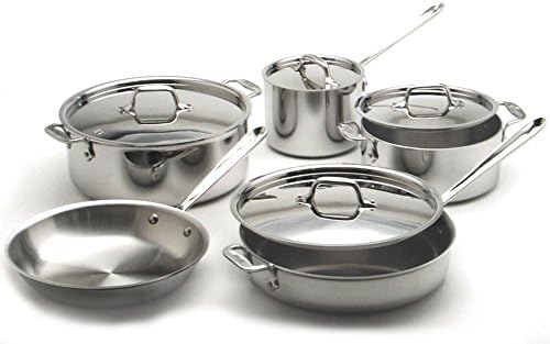 Amazon.com: All-Clad Stainless 9-Piece Cookware Set: Home & Kitchen