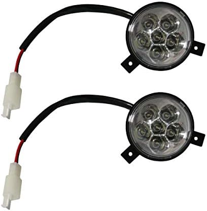 Amazon.com: WPHMOTO Pair 24V 1.5W Front LED Head Light Headlight For ...