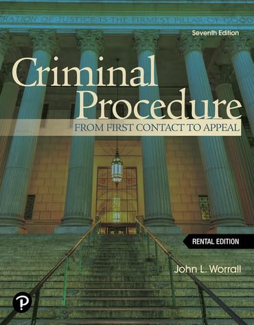 Criminal Procedure: From first contact to appeal (7th Edition) RENTAL ...