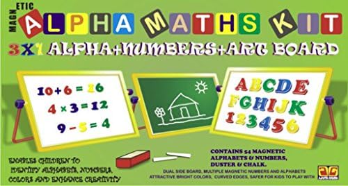 TOYSCAPE Alpha Math Kit | 3 in 1 Kit (Alphabet + Numbers + Art Board ...