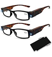 Amazon.com: DuanMei Bright LED Readers with Lights Reading Glasses ...