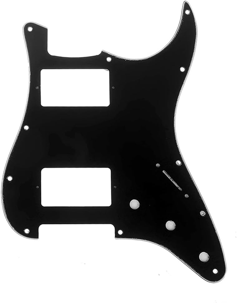 Musiclily Pro 11 Hole Guitar Strat Pickguard HH for American/Mexican ...